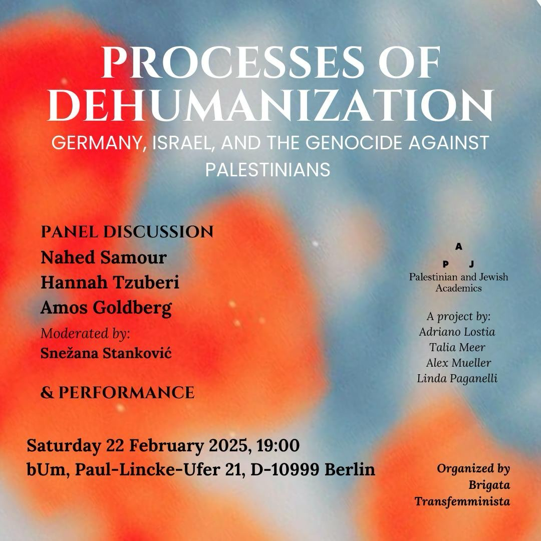 Event: Process of Dehumanization: Germany, Israel, and the Genocide ...